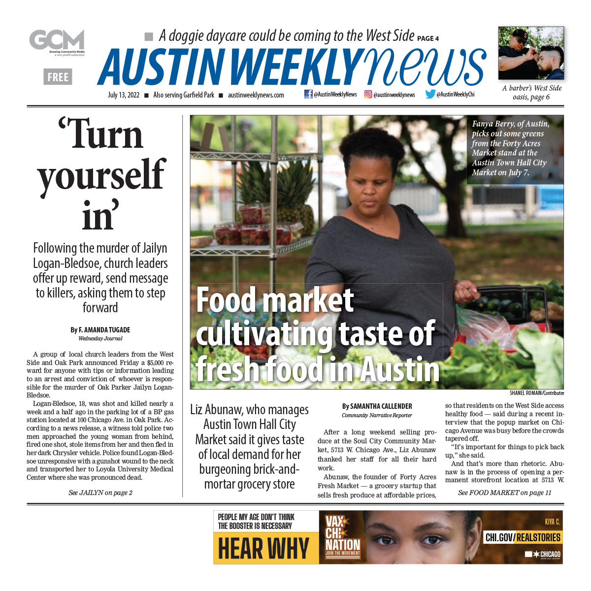 Print Edition: July 13 - Austin Weekly News