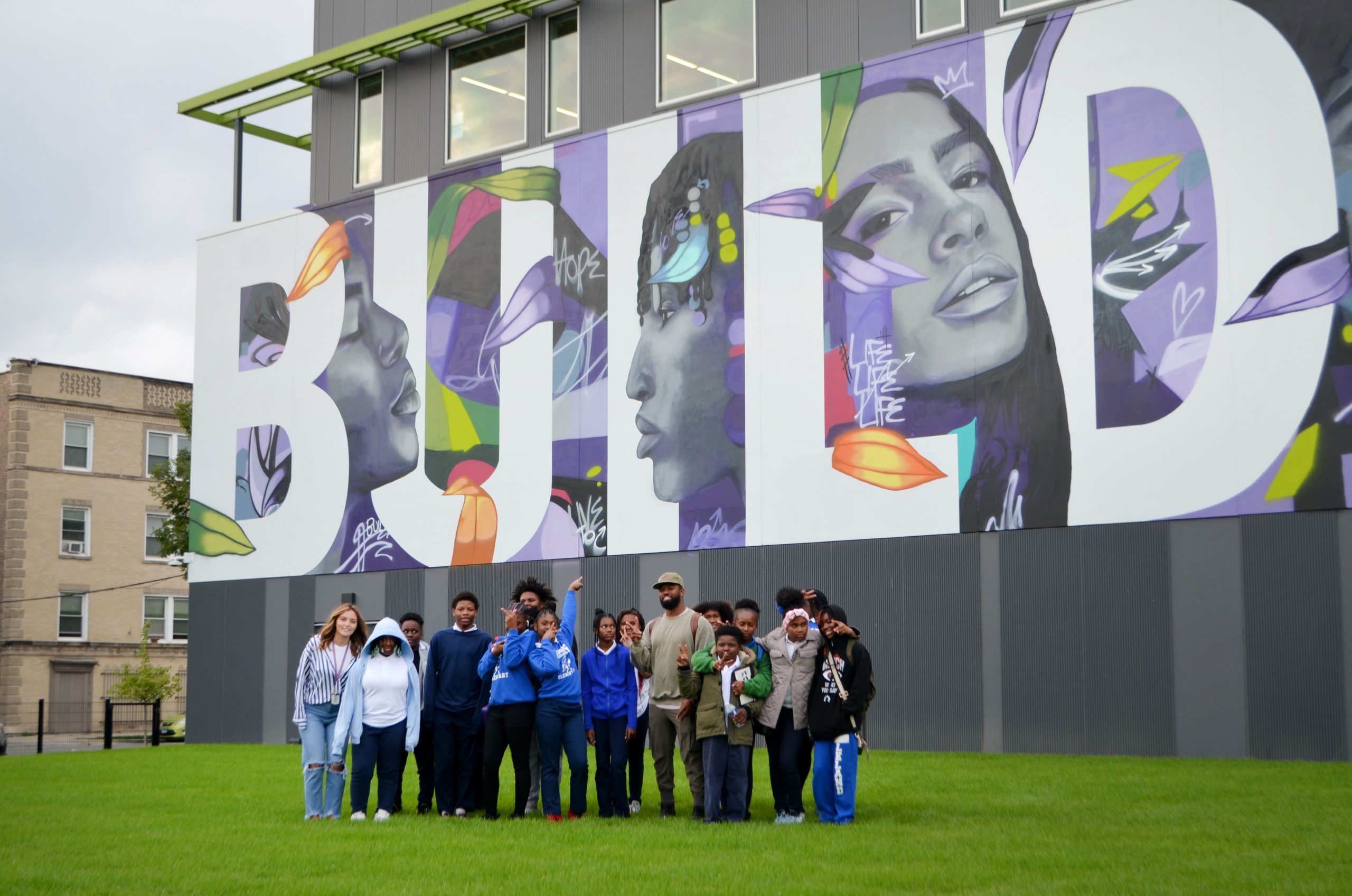 New mural at BUILD showcases Austin youth’s passion and determination ...