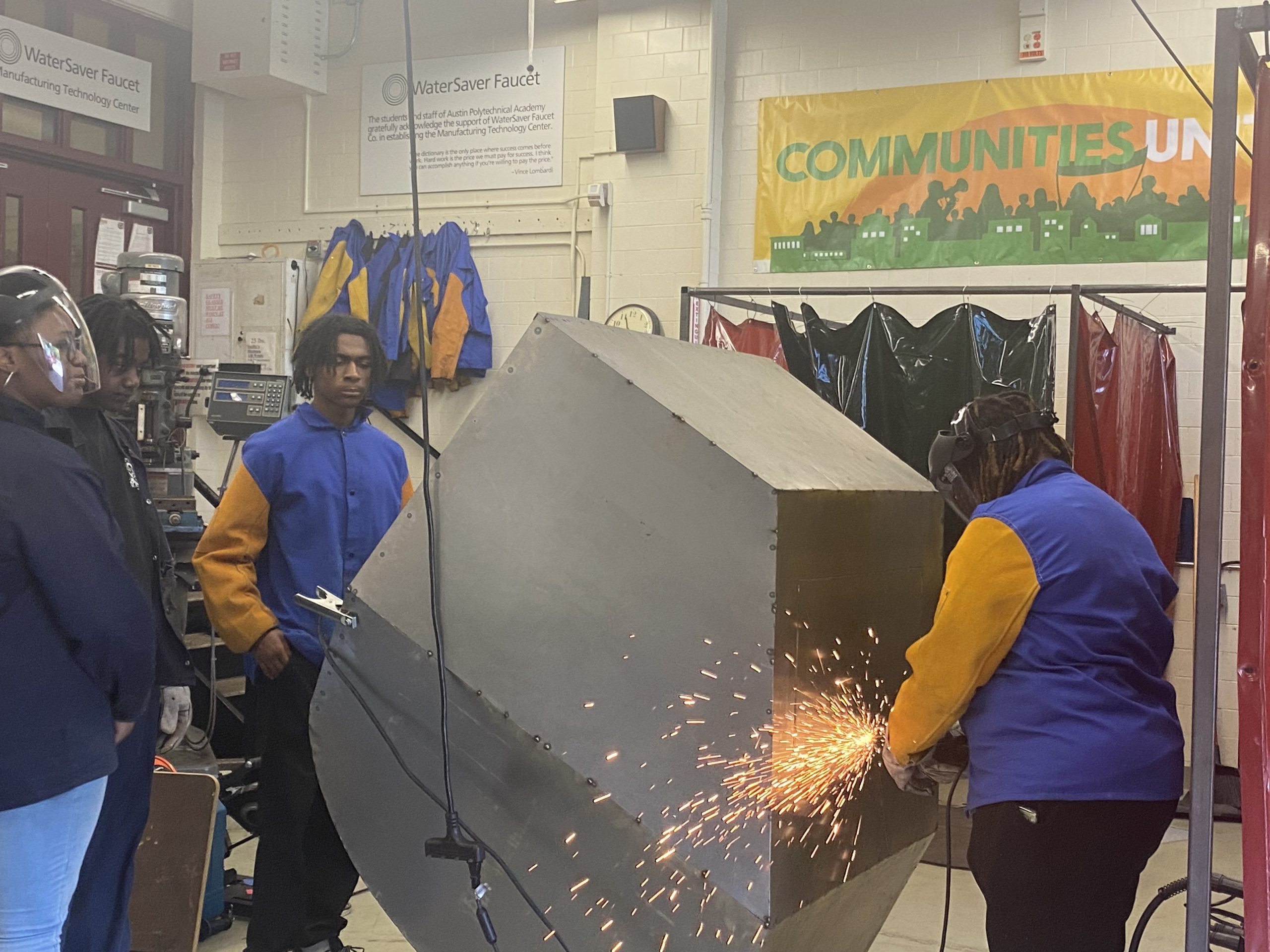 Communities United creates space for youth to weld and grow - Austin ...
