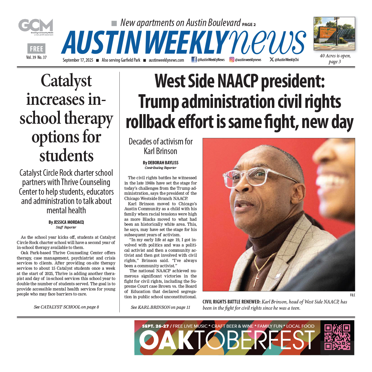 Print Edition: September 17, 2025 - Austin Weekly News
